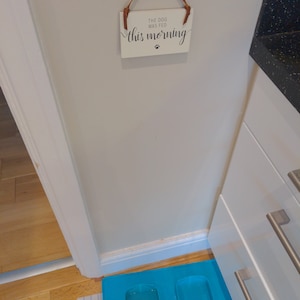 Cute Little Dog Fed Sign Dog Feeding Tracker Did You Feed - Etsy