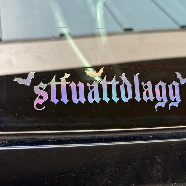 Support Your Local Cryptids Bumper Decal, Spooky Car Accessories ...