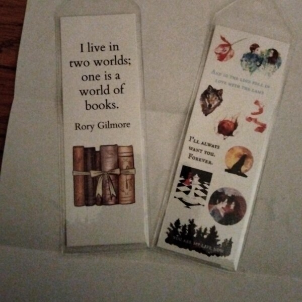 I Live in Two Worlds; One is A World of Books Bookmark - Small Town ...