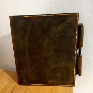 Personalized Vintage Leather Notepad Holder for TOPS Legal Pad Writing ...