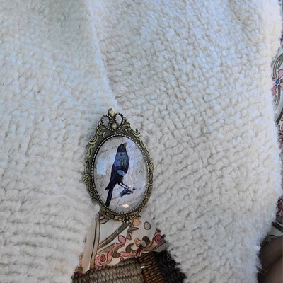 Mourning Brooch, Memento Mori Pin, Victorian / Edwardian Inspired ...