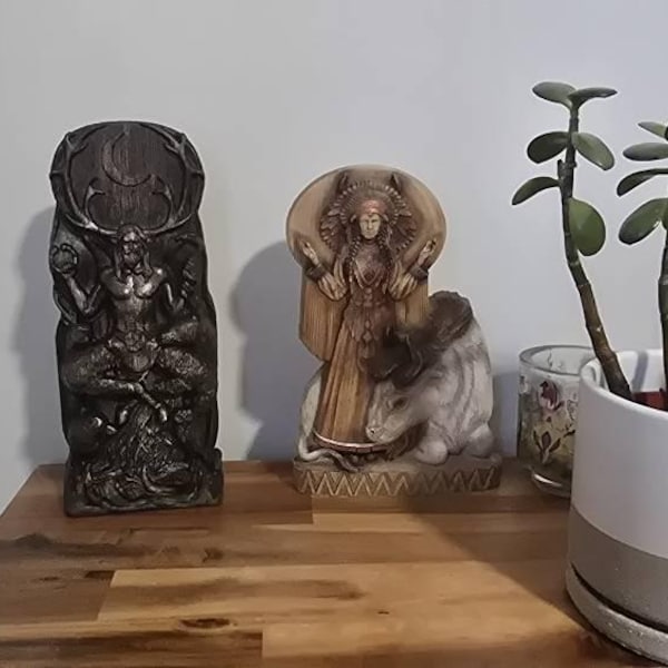 Moon Goddess, Selene Goddess, Wiccan Statue - Etsy