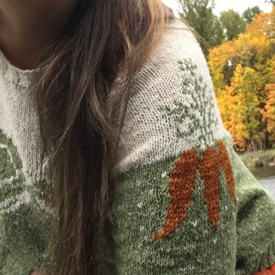 Forest Sweater Knitting Pattern - Etsy
