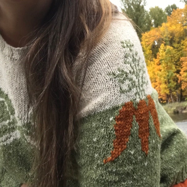 Mountain Range Sweater Knitting Pattern - Etsy