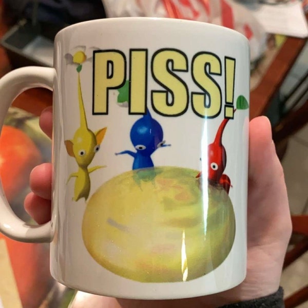 Pikmin PISS Mug - Etsy
