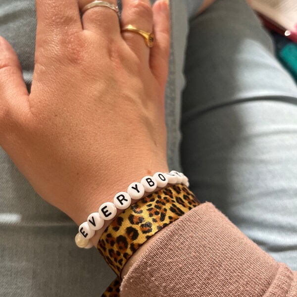 Sabrina Carpenter Dont Smile Beaded Bracelet Music Bracelet Custom ...