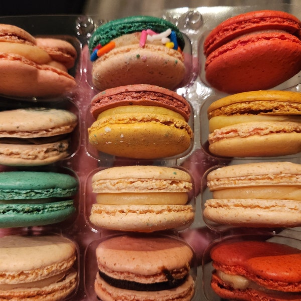 Izzy French Macarons - Surprise Me Flavors- Assorted Standard Packaging ...