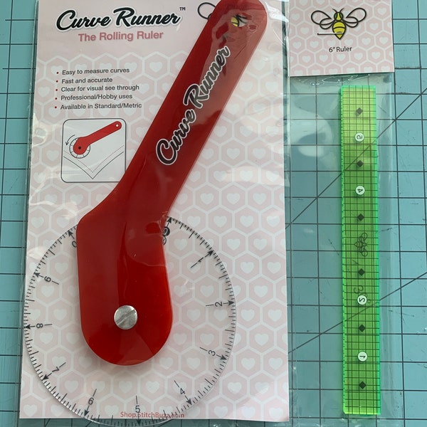 Curved Measuring Wheel: 12-inch Rolling Ruler for Tailors and ...