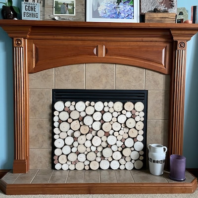 Fireplace Cover Screen Insert - Etsy