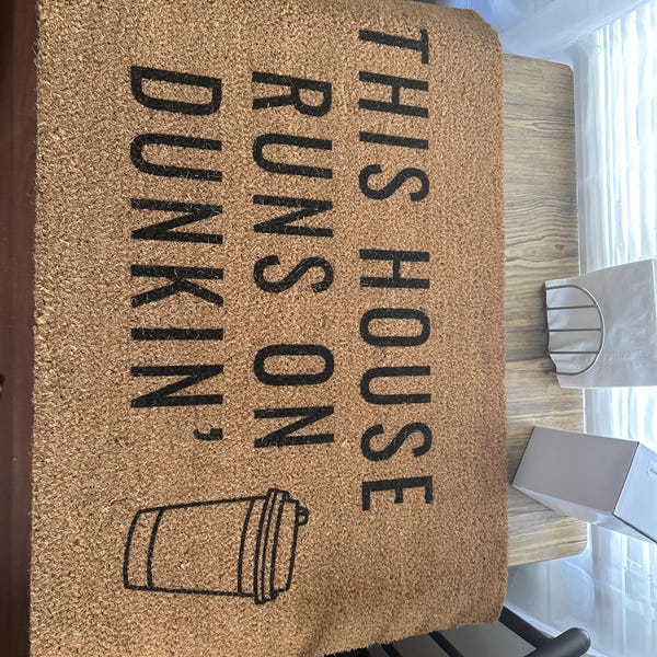 Custom Dorm Decor | Dorm Doormat | Welcome to Our Dorm | Custom Door ...