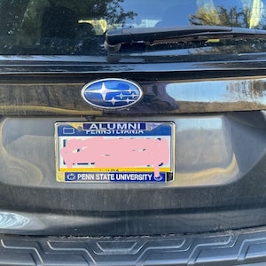 Howard University Alumni Chrome License Plate Frame Officially Licensed ...