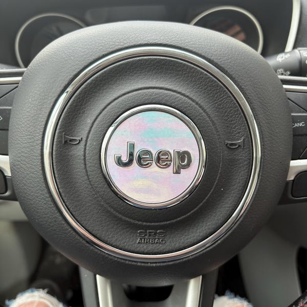 Opal Jeep Steering Wheel Circle Sticker Decal, Wrangler JK, JL ...