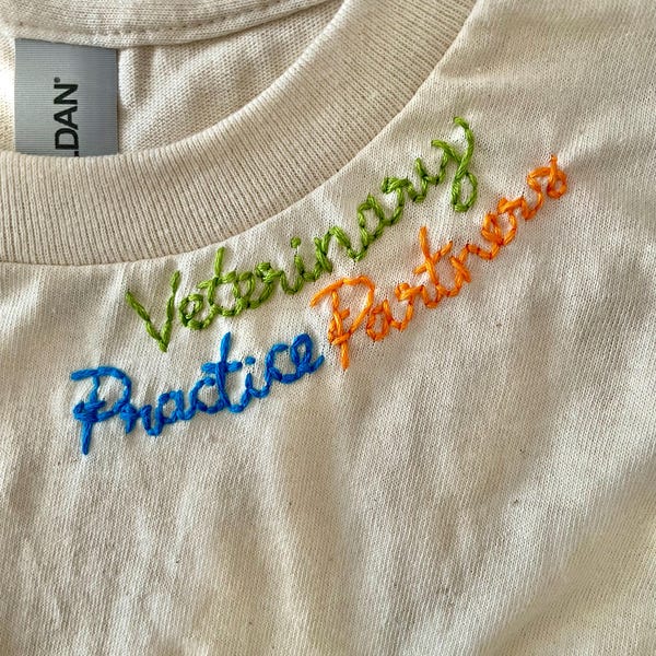 CUSTOM EMBROIDERED COLLAR / Personalized Embroidered Shirt Embroidery ...