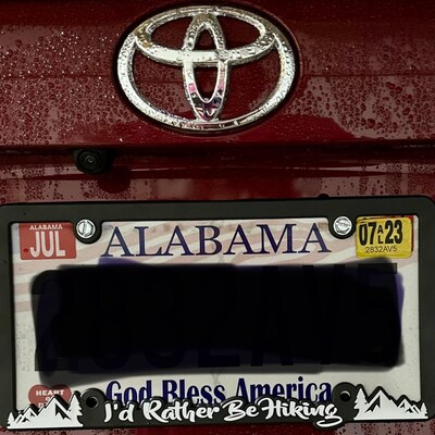 Surfing Raised License Plate Frame - Etsy