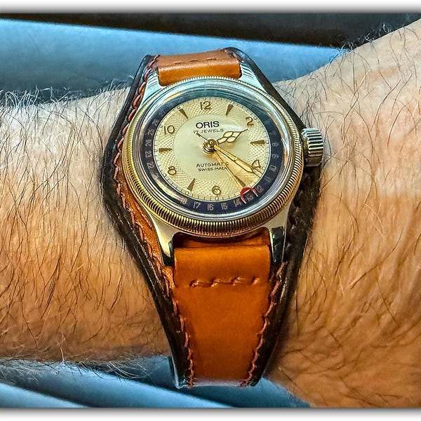 Custom Leather Watch Band, Leather Watch Strap, Genuine Leather Strap ...