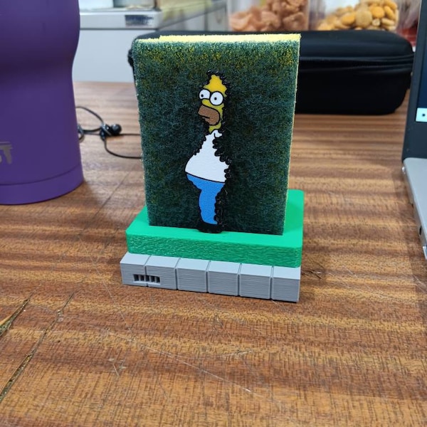 Homer Simpson Sponge Holder - the Simpsons Bush Meme Gift - High ...