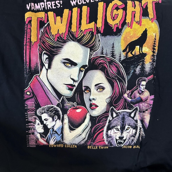 Twilight Mug Gothic Vampire Coffee Cup Edward Bella Jacob Gift Retro ...