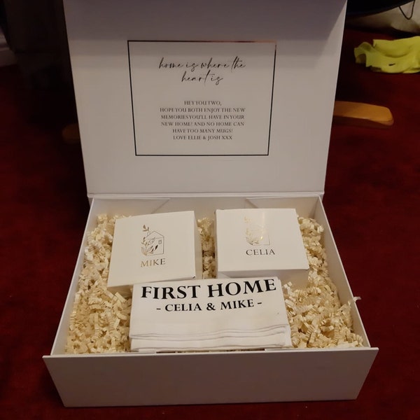 Personalised New Home Gift Box, Housewarming Hamper, Housewarming Gifts ...