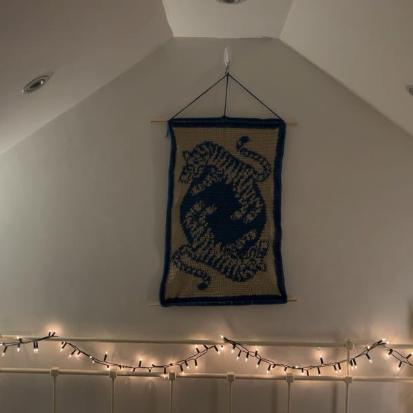 Twin Tigers Tapestry Grid PATTERN DOWNLOAD - Etsy