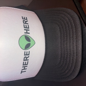 There Here Alien Trucker Hat - Etsy