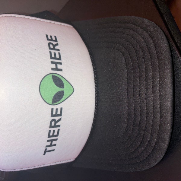 There Here Alien Trucker Hat - Etsy