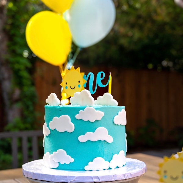 Sunshine Cake Topper, Our Little Sunshine, You Are My Sunshine Birthday ...