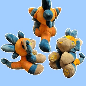 Plush Sewing Pattern PDF Furry Anthro Stuffed Animal Manokit Plushie ...