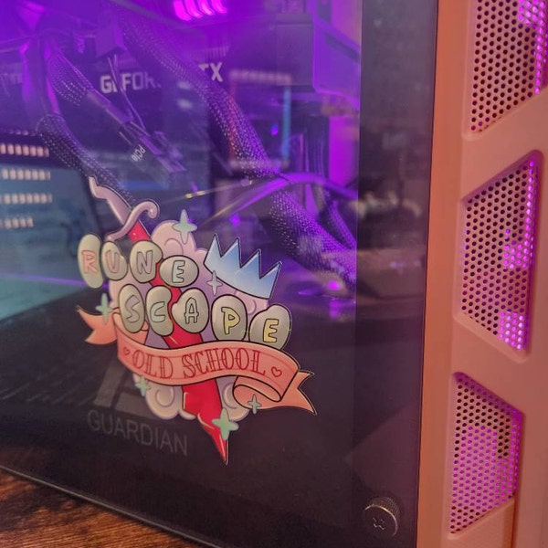 OSRS Skill Cape Vinyl Sticker | Old School Runescape Laptop Sticker ...