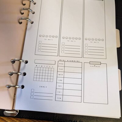 Workout Planner Printable, Exercise Tracker, Meal Planner, Nutrition ...