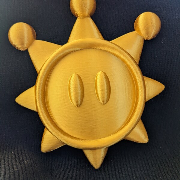 Super Mario Sunshine Shine Sprite - Etsy