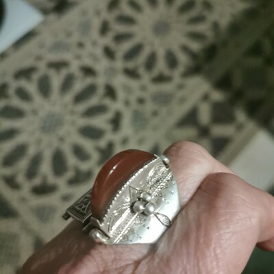 MOROCCAN RING. Handcrafted in Sterling Silver. Size: 7 US - Etsy