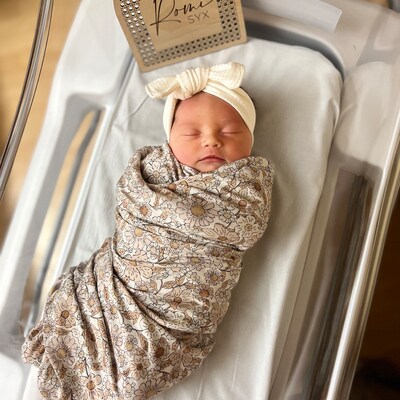 Boho Baby Name Sign, Baby Name Announcement, Birth Announcement Sign ...