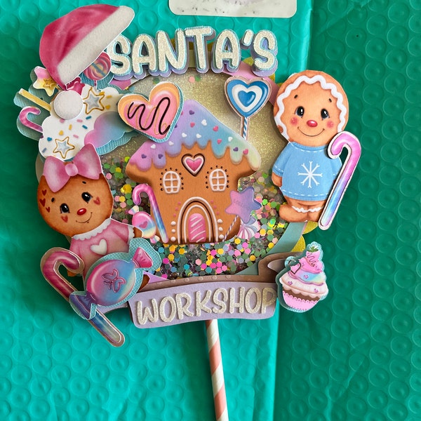 Candy Theme Cake Topper Sweet One Birthday Decorations Pastel Birthday ...
