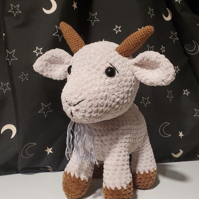 Goat Amigurumi Pattern, Crochet Farm Animals Pattern, Plush Goat ...