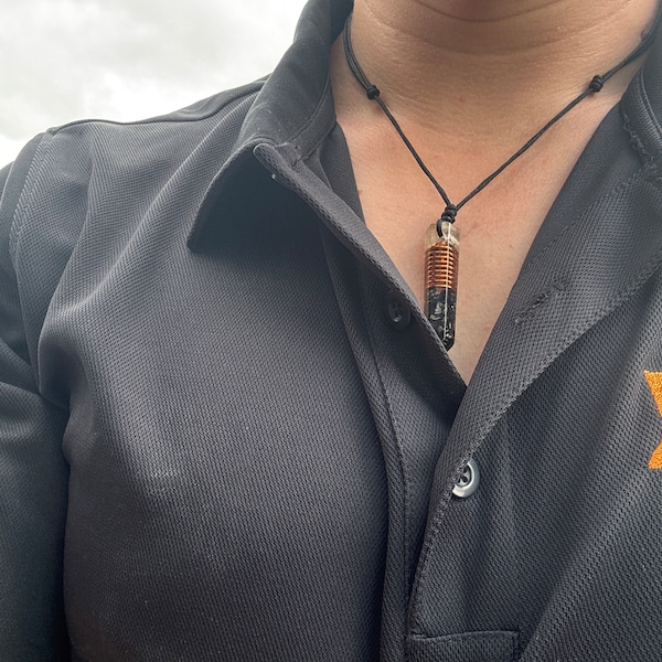 Elite Shungite Orgonite Pendant for Men Adjustable Deep 5G Emf ...