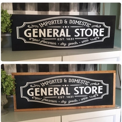 General Store Sign SVG Cut File for Vintage Rustic Home Decor and ...