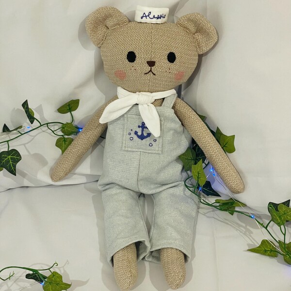 Teddy Bear Sewing Pattern PDF - Make a Bear or Panda Cloth Doll ...