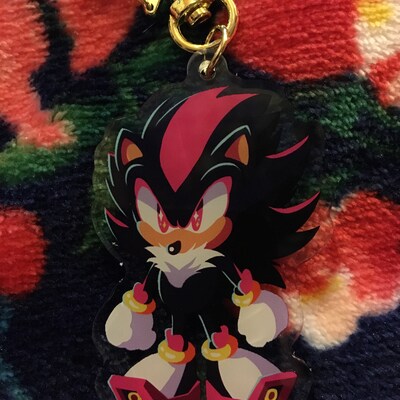 Sonic the Hedgehog and Shadow the Hedgehog Acrylic Keychain - Etsy