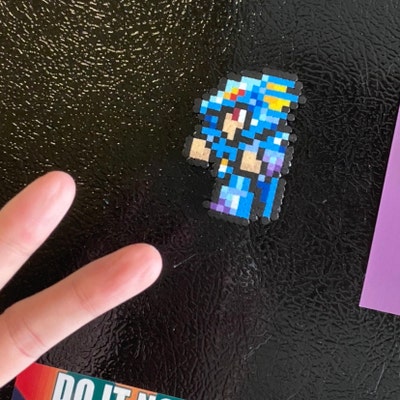 Final Fantasy IV: Perler Bead Sprites Cecil, Kain, Rosa, Rydia, Edge ...