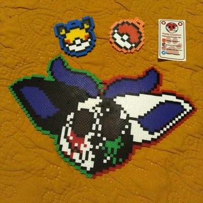 Custom Fursona Perler Bead Doughnut Badge - Etsy