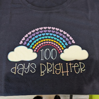 100 Days of School SVG, 100 Hearts SVG, 100 Days of School and Loving ...