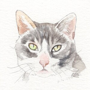MINI Pet Portraits Simple Custom Pet Portrait. Animal - Etsy