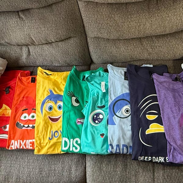 Inside Out Characters Shirts, Inside Out 2 Shirt, Inside Out Group ...