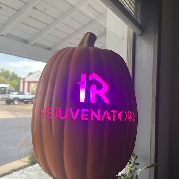 Custom Logo Carved Foam Pumpkin (business, Sports Team, Band, Movie, TV ...