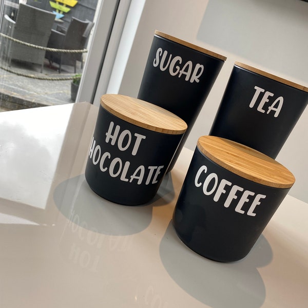 Customised Vinyl Labels, Large Food Storage Labels, Canister Labels ...