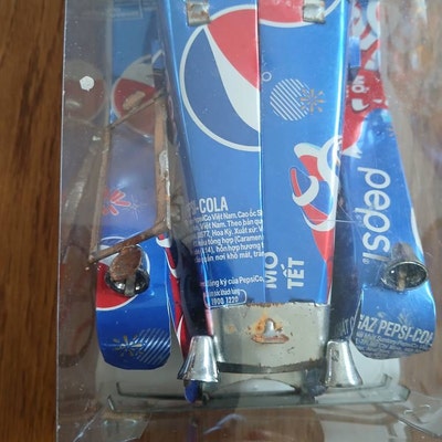 Recycled Tin Can Model: Coke / Coca-cola Jet Plane - Etsy