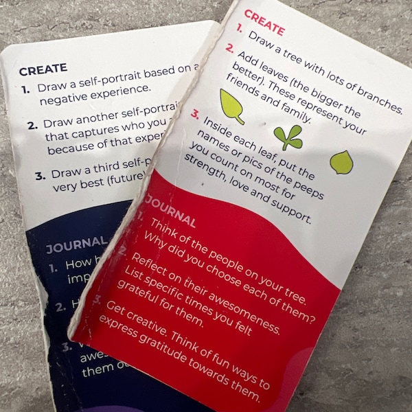 Scribble Deck | Prompt Cards for Mental Health | Drawing and Journaling ...