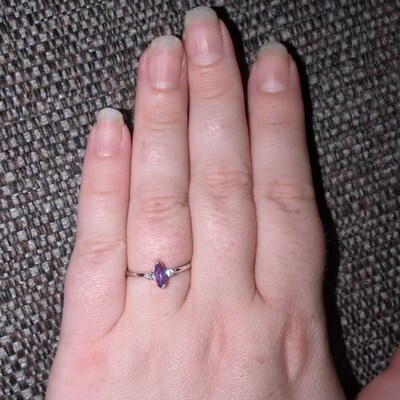 Sapphire Ring 14k Gold Pear Shape Natural Sapphire Pear - Etsy