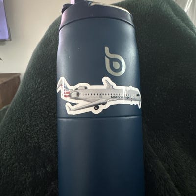 Boeing 777 Qantas Aviation Glossy Vinyl Sticker Decal Water-resistant ...