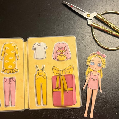 Printable DIY Project Dream Dollhouse With Paper Dolls Busy Book ...